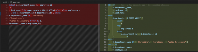 Formatting Sql Scripts In A Directory Tree With Sqlcl Philipp Salvisbergs Blog