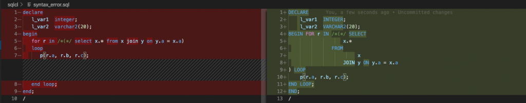 Formatting Sql Scripts In A Directory Tree With Sqlcl Philipp Salvisbergs Blog