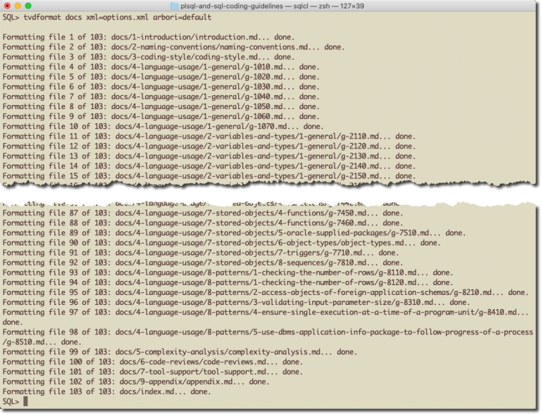 Formatting SQL Code Blocks in Markdown Files - Philipp Salvisberg's Blog