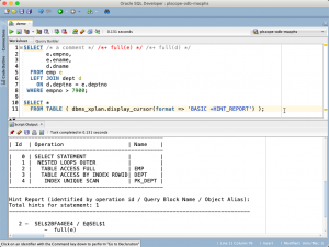 Highlight Hints in SQL Developer - Philipp Salvisberg's Blog