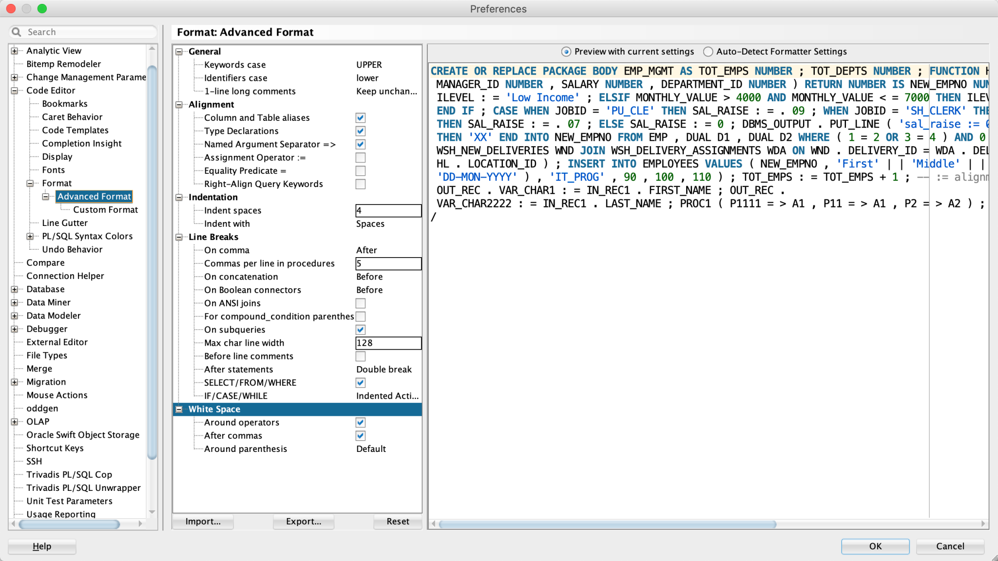 Formatter Callback Functions - Philipp Salvisberg's Blog