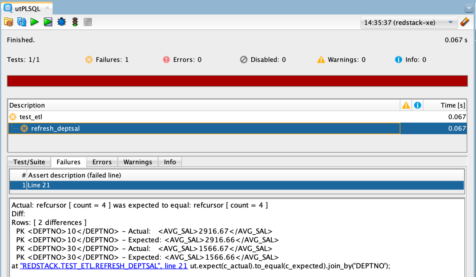 Testing With Utplsql Made Easy With Sql Developer Philipp Salvisbergs Blog