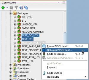 utPLSQL for SQL Developer 1.2 - What's New? - Philipp Salvisberg's Blog